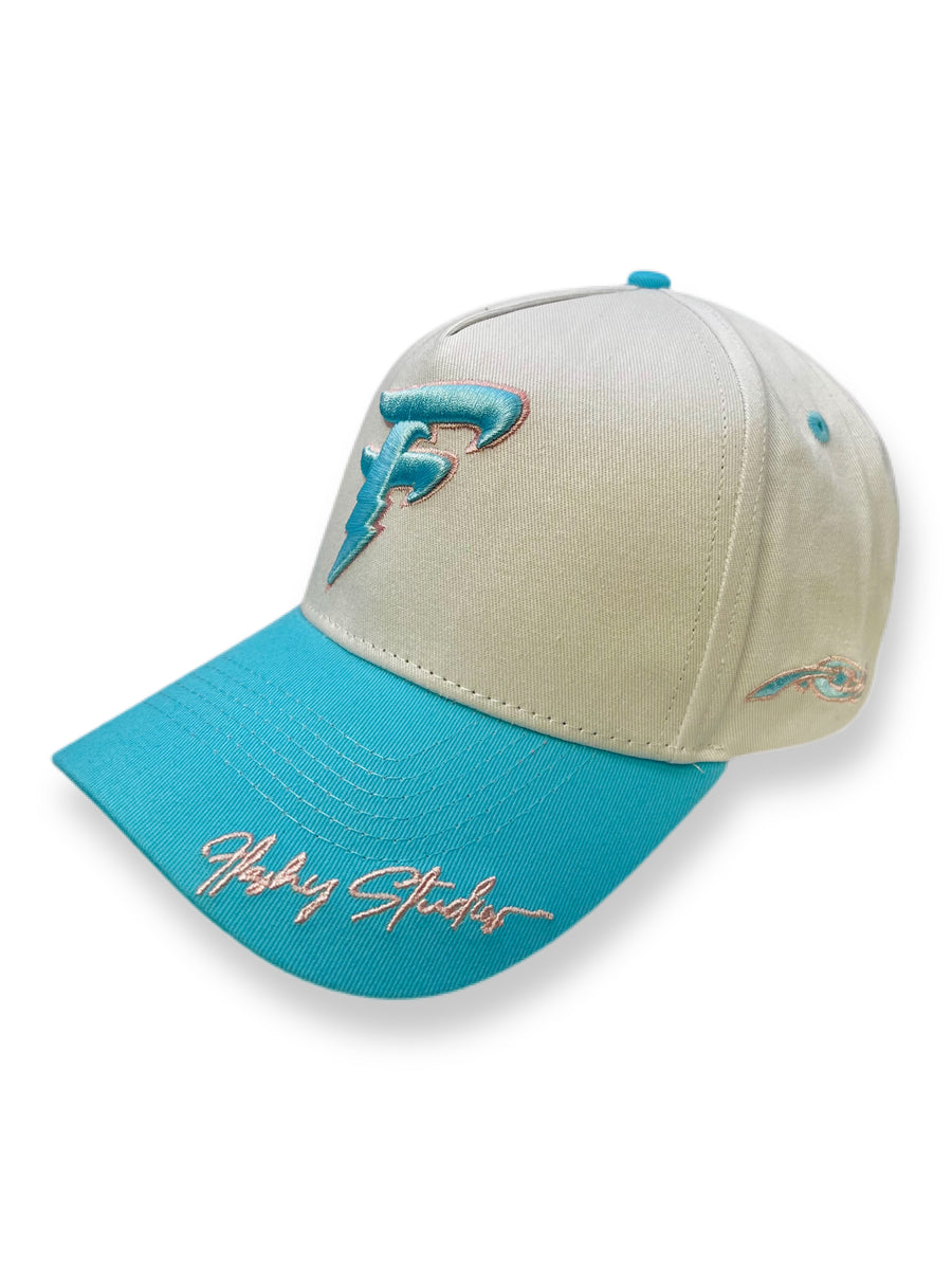 Two-Tone Light Blue Snapback – Flashy Studios